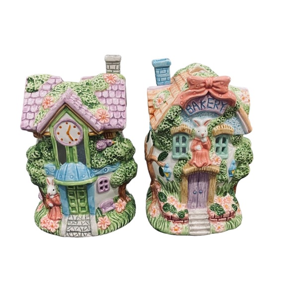 Kmart | Holiday | Easter Village Ceramic Two Pack Bakery Clock Kmart ...